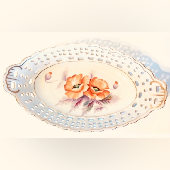 unbranded | Design | Occupied Japan Porcelain Hand Painted Oval Dish ...